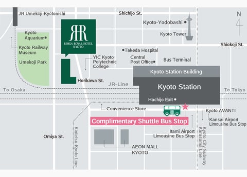 Location | RIHGA Royal Hotel Kyoto
